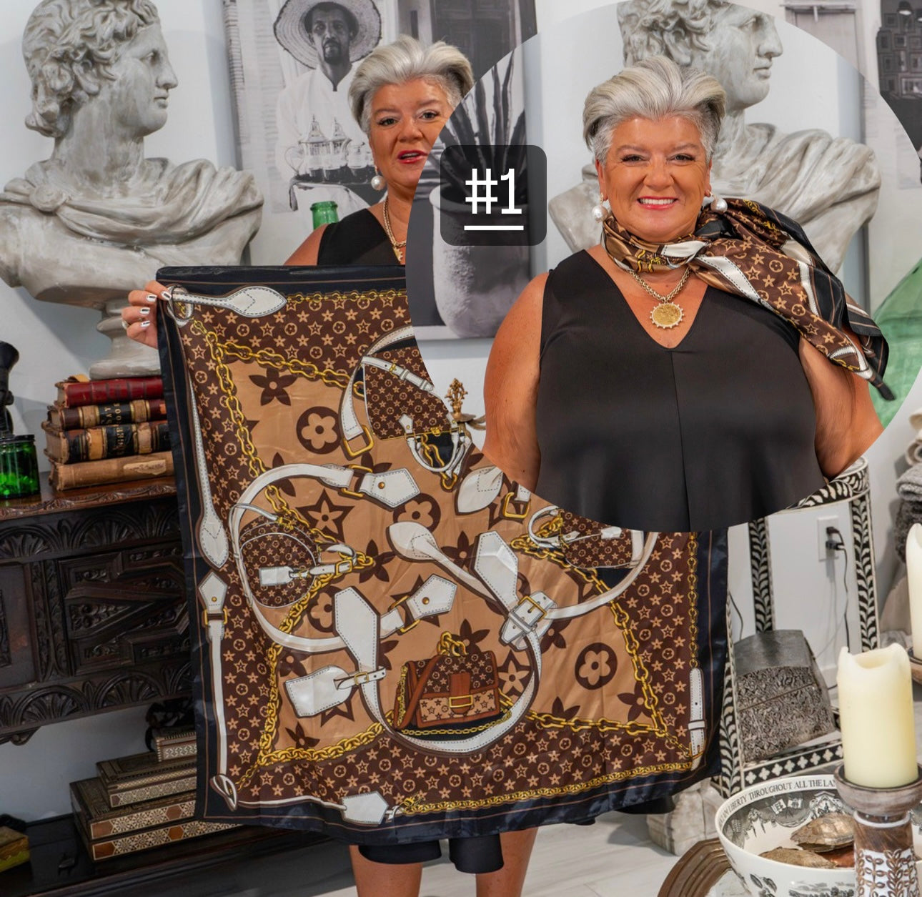 Silk Designer Scarves – Queen's Frocks